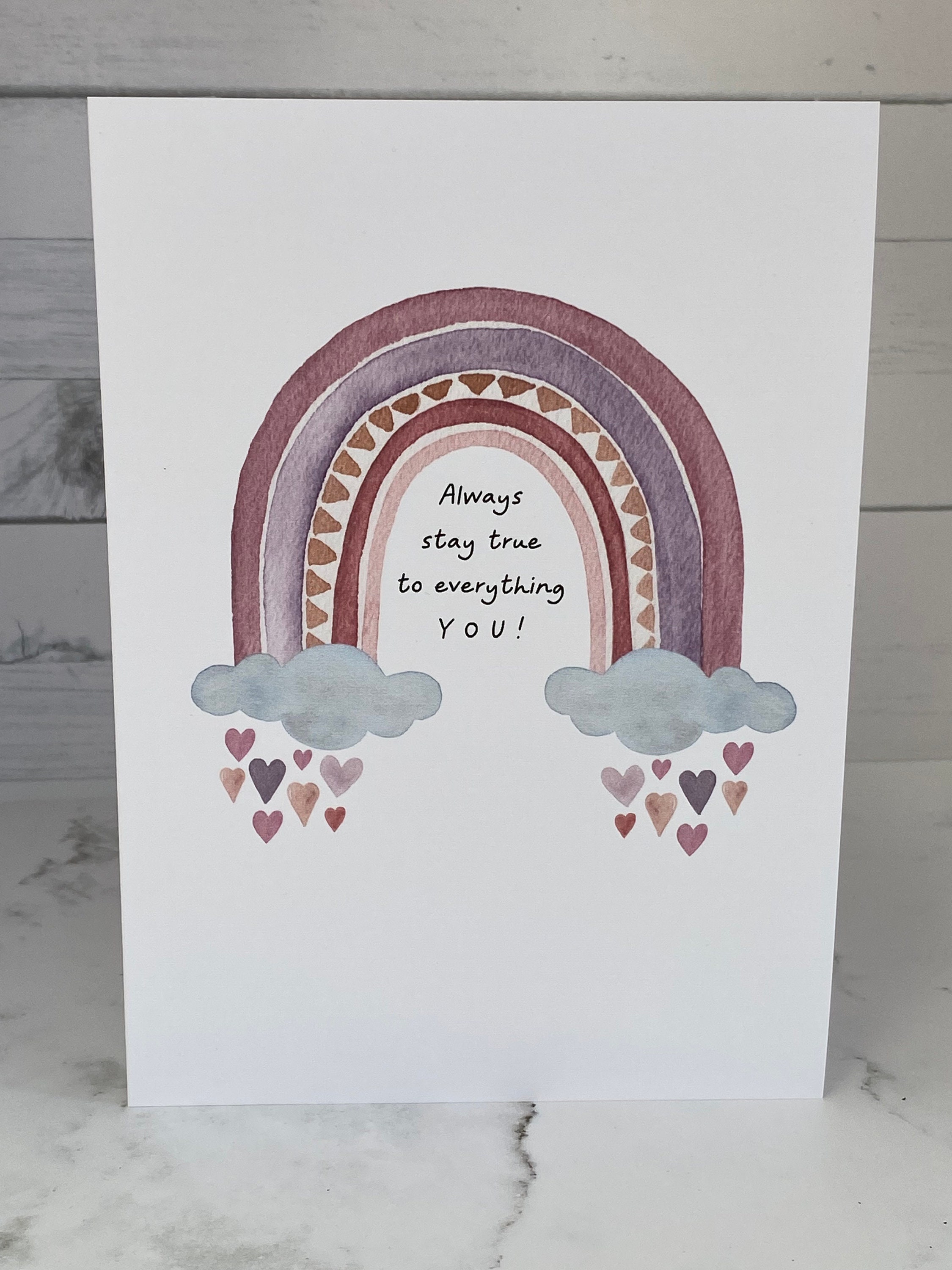 Happy Pride Pride Month Card Pride Rainbow Card LGBTQ Cards | Etsy