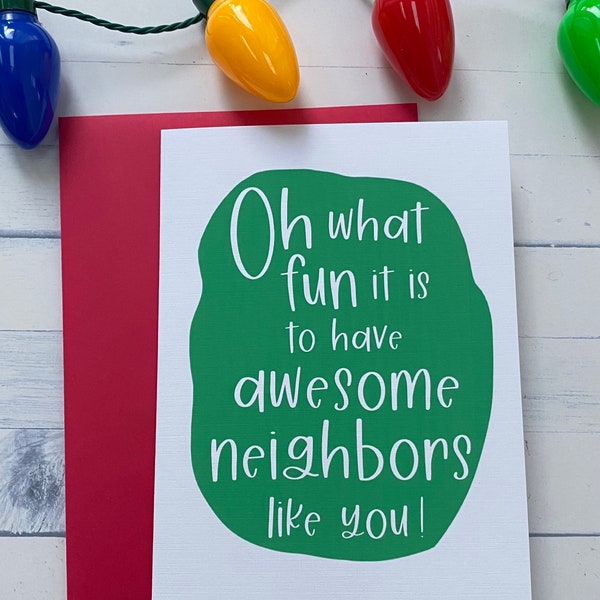 Card for Neighbor - Etsy
