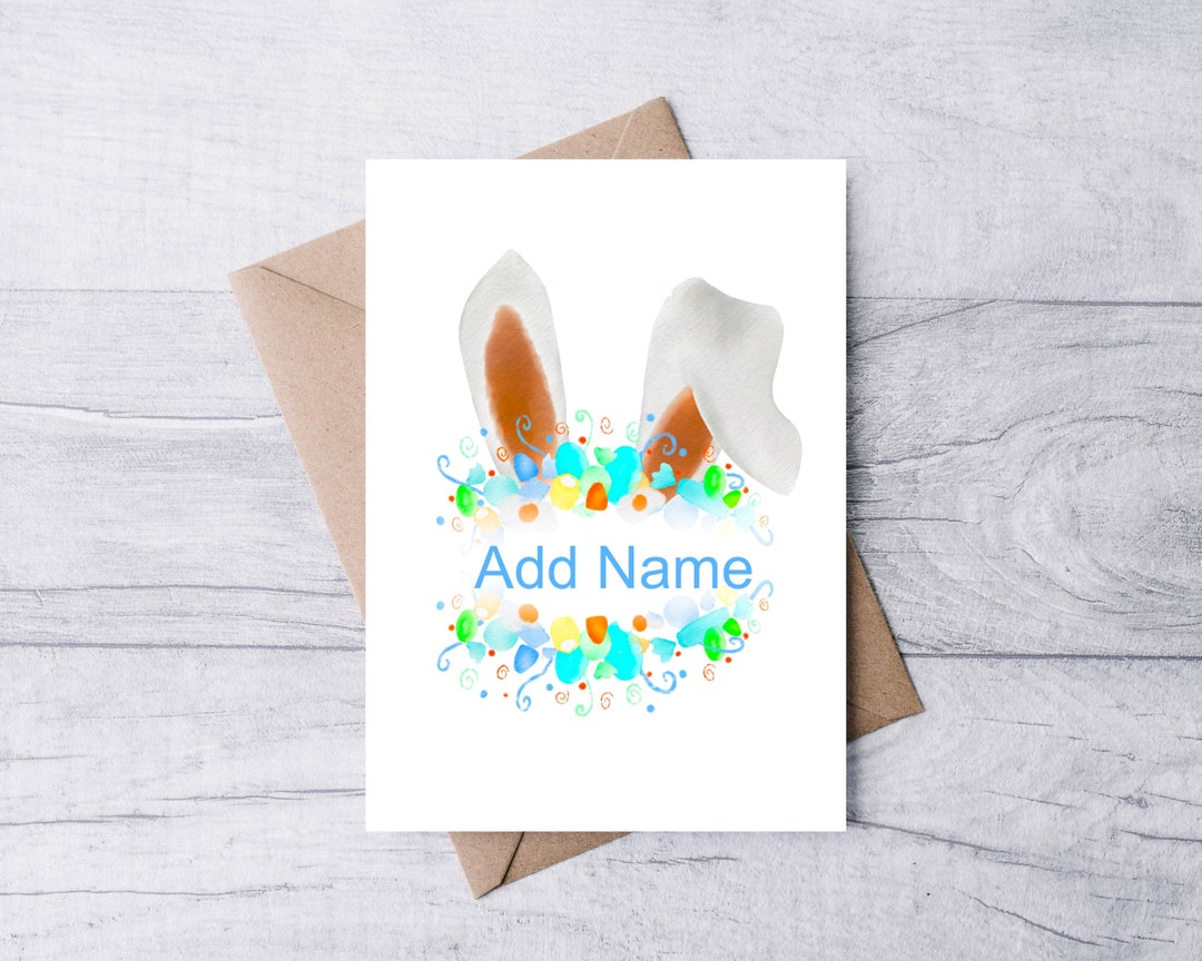 Happy 1st Easter Card, Personalized Easter Card, for Grandson, for ...
