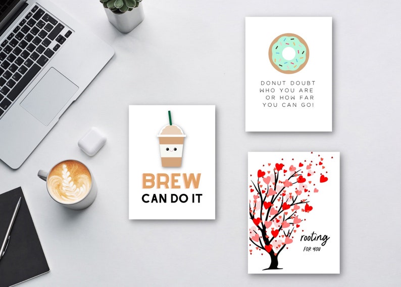Motivational Pun Cards for College Students Pun Cards Open - Etsy