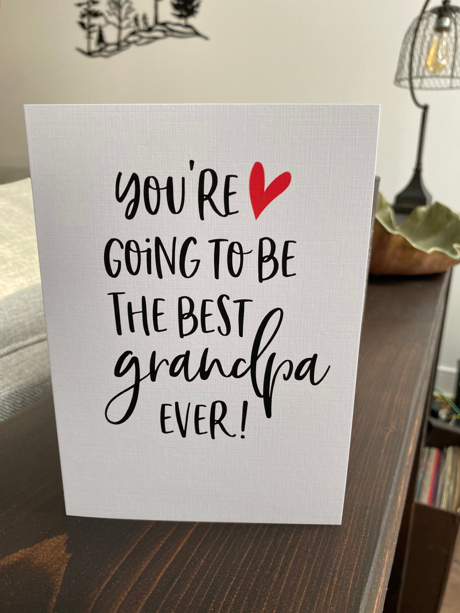 Fathers Day Grandpa to Be Card Fathers Day Pregnancy | Etsy