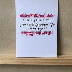 Cancer Card, End of Chemo Congratulations Card, Cancer Encouragement ...