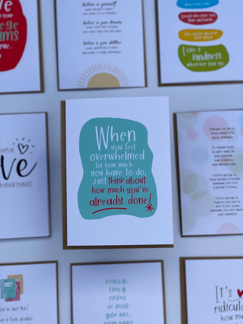 Card for College Kids Care Package for College Student - Etsy