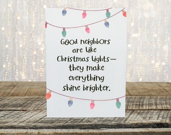 Card for Neighbor | Etsy
