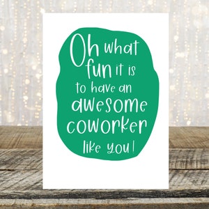 Work Christmas Cards, Fun Coworker Christmas, Work Friend Gift, Secret ...