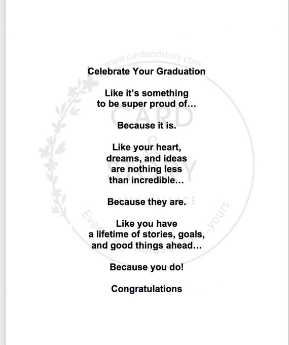 High School Graduation Cards Messages