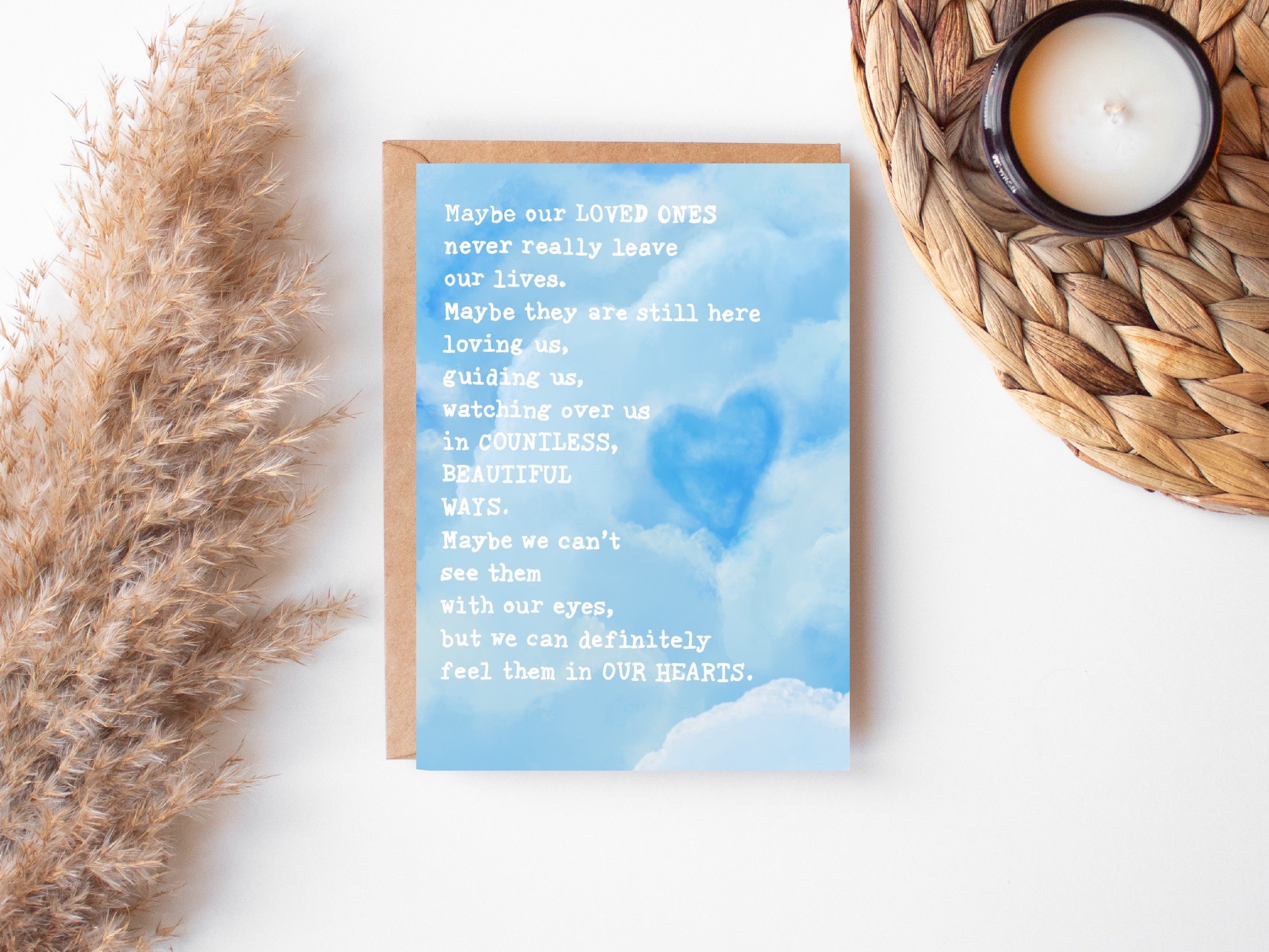 Loss Remembering a Loved One Grief Sympathy Card - Etsy