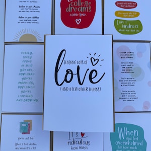 College Student Card Bundle: Encouragement, Support, and Love - Etsy