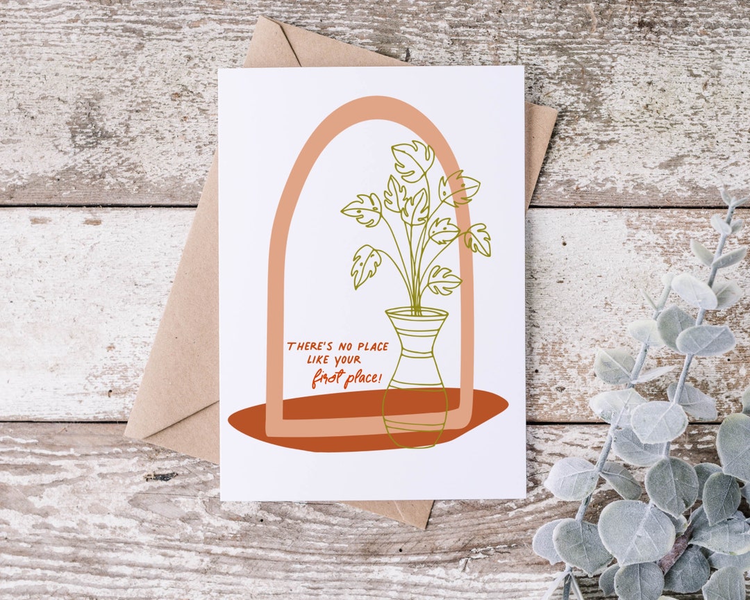 Moving Out Card, First Apartment Gift for Her, New Apartment, First ...