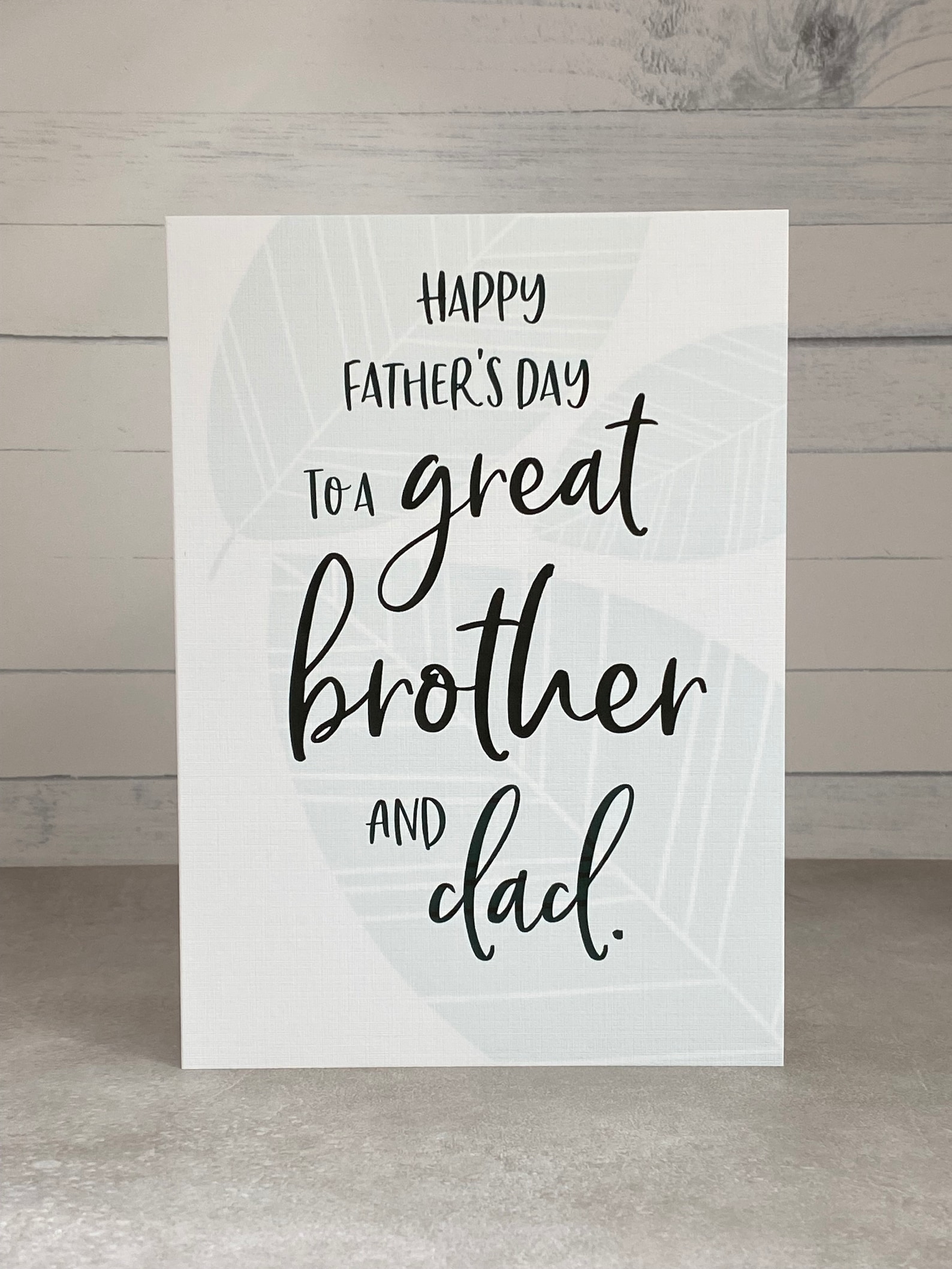 Brother Father's Day Card, Happy Fathers Day Card From Sister, From ...