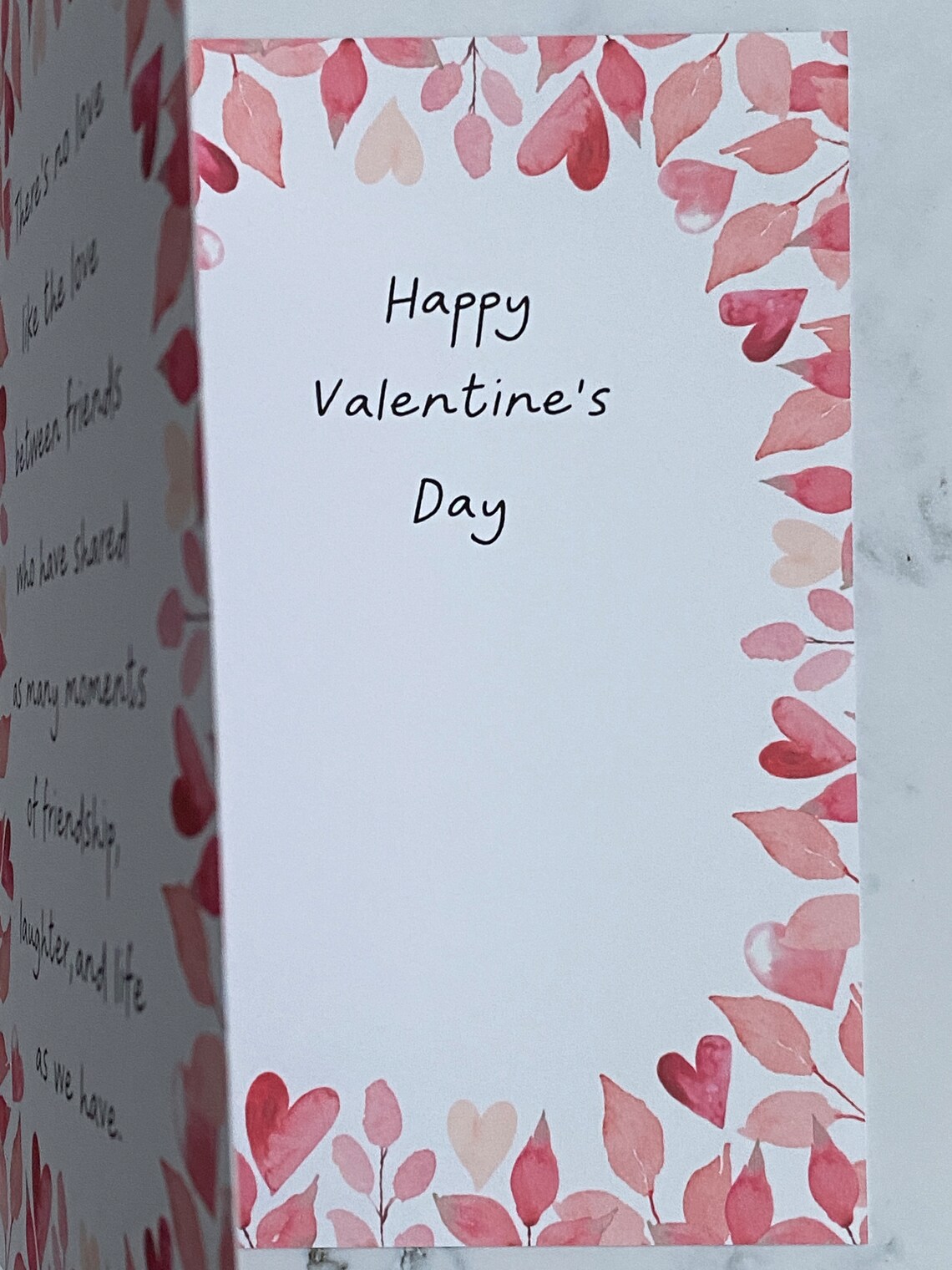 Friend Valentine Card , Valentines Day Card for Friend, Best Friend ...