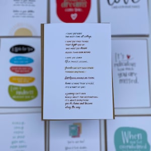 College Student Card, Encouragement Gift for Freshman - Etsy