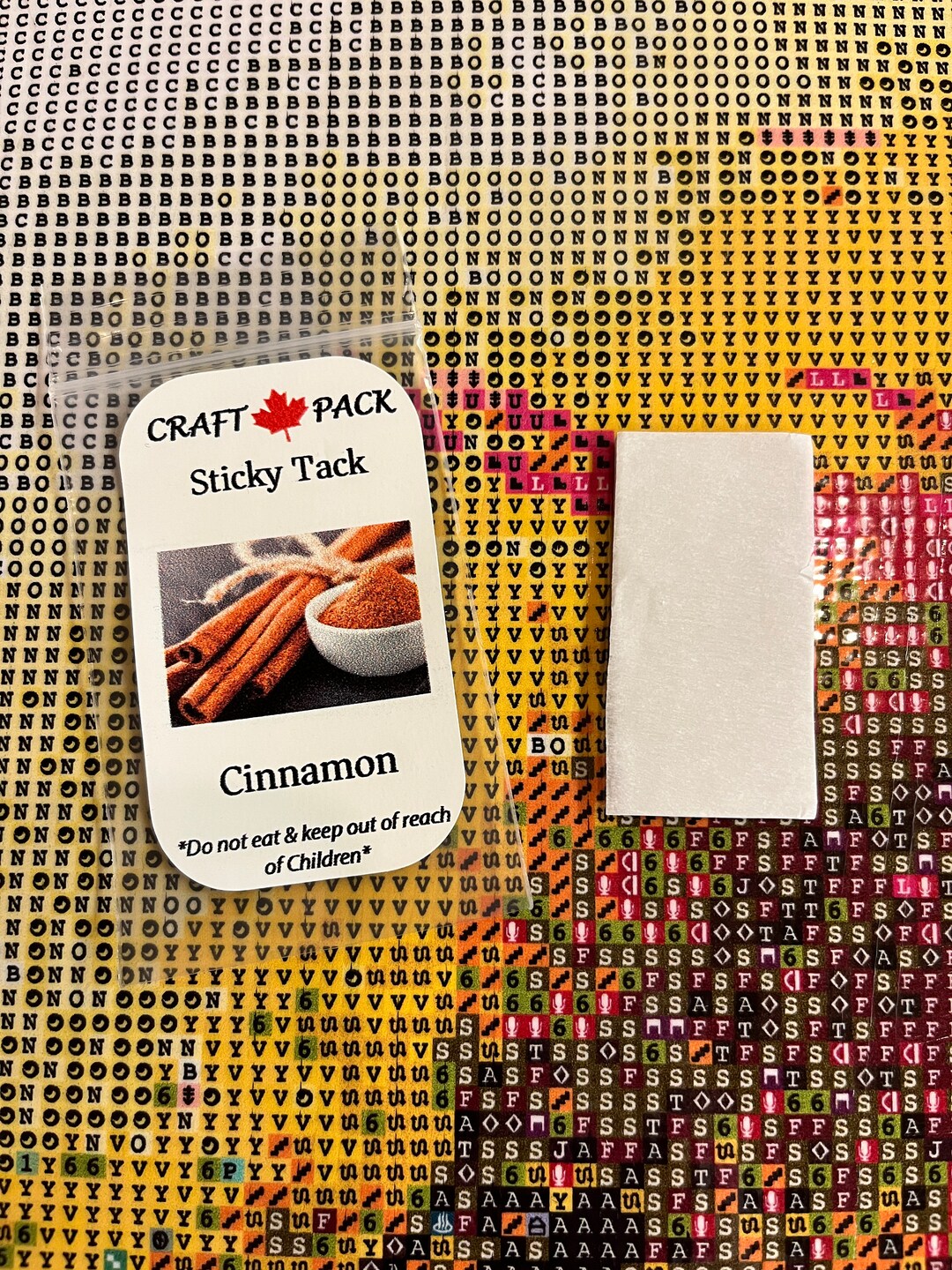 Craftpack Sticky Tack Cinnamon - Diamond Painting Tack - Etsy