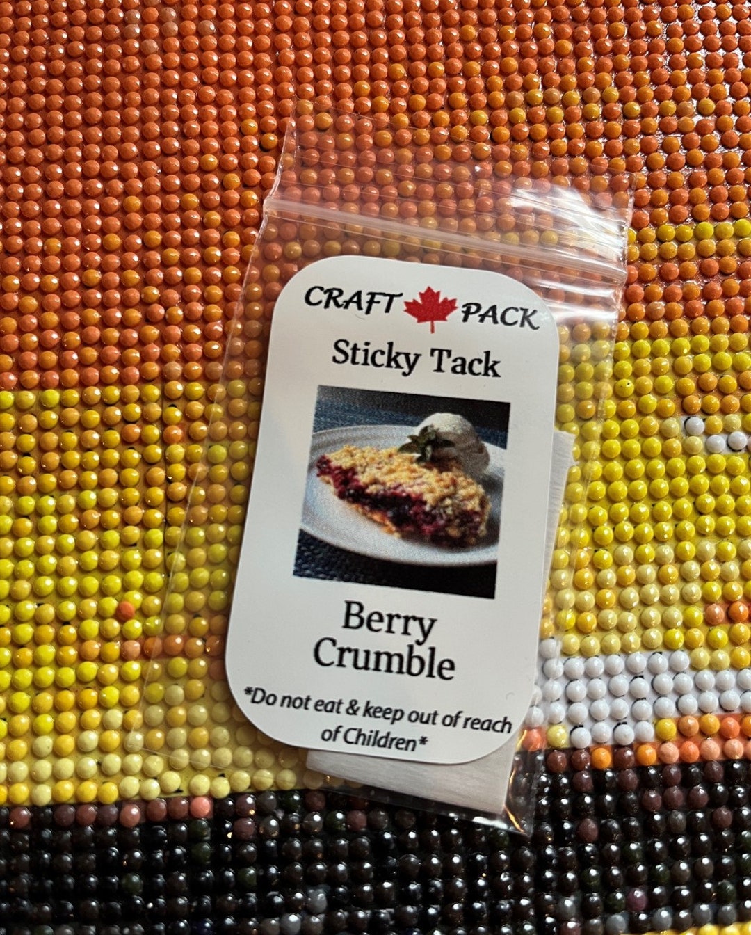 Craftpack Sticky Tack Berry Crumble - Diamond Painting Tack - Etsy