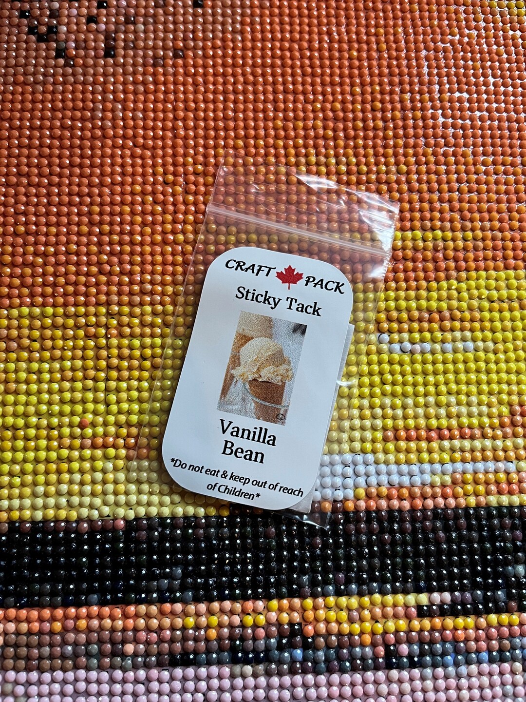Craftpack Sticky Tack Vanilla Bean - Diamond Painting Tack - Etsy