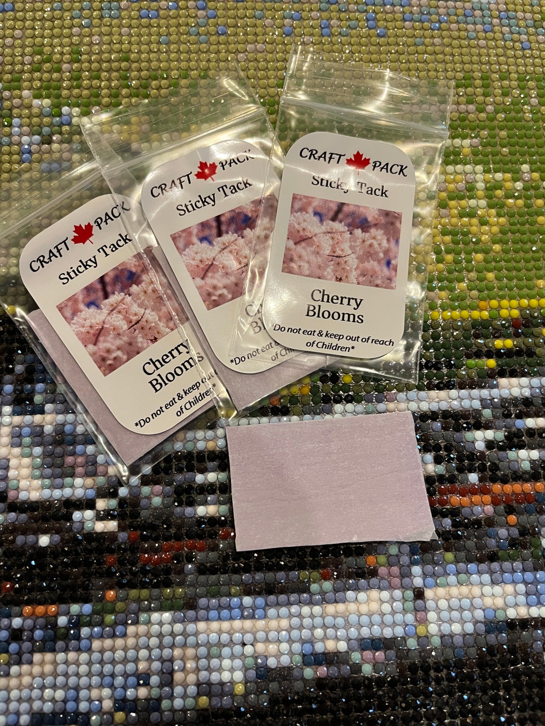 Craftpack Sticky Tack Cherry Blooms - Diamond Painting Tack - Etsy