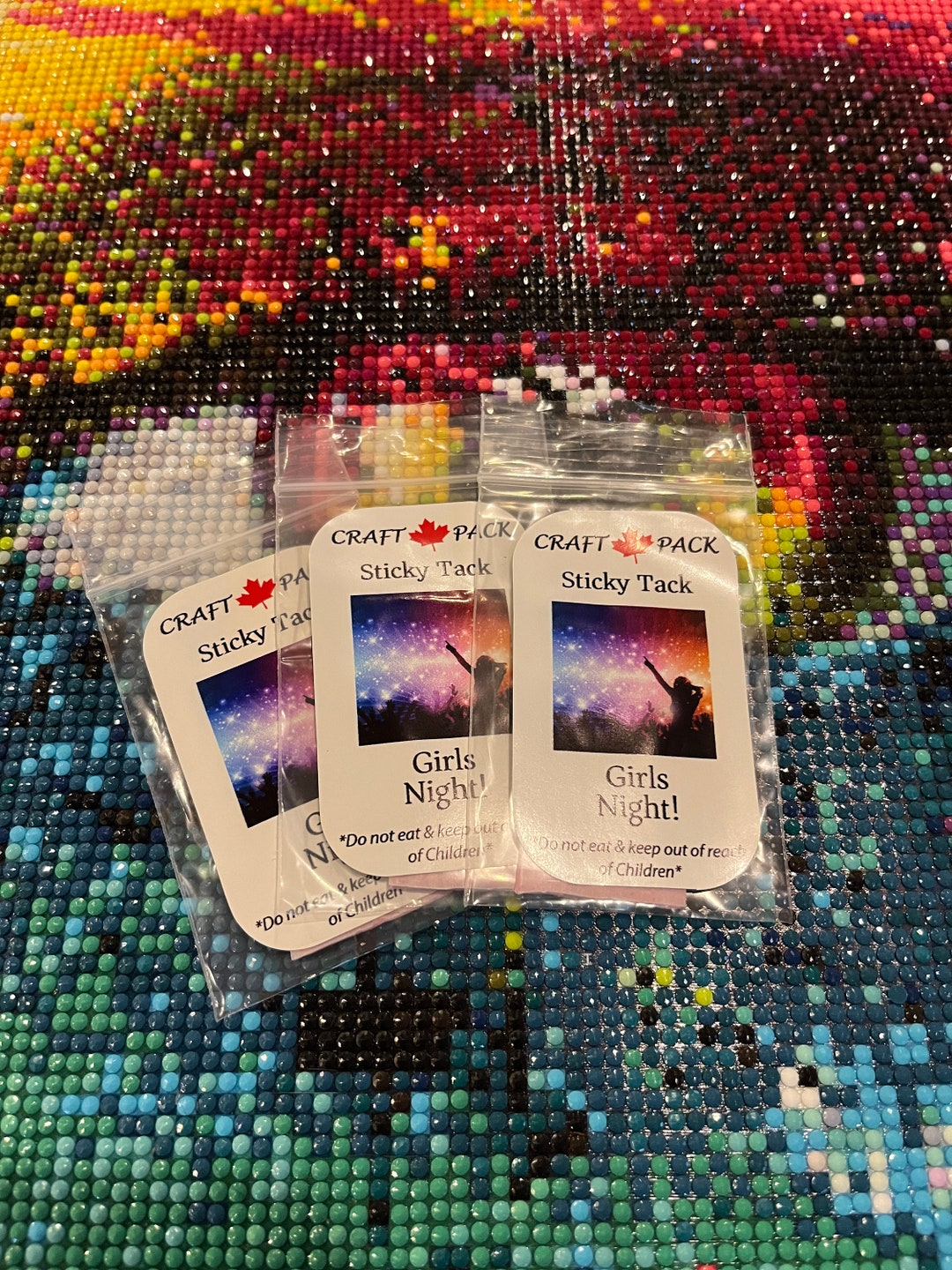 Craftpack Sticky Tack Girls Night - Diamond Painting Tack - Etsy