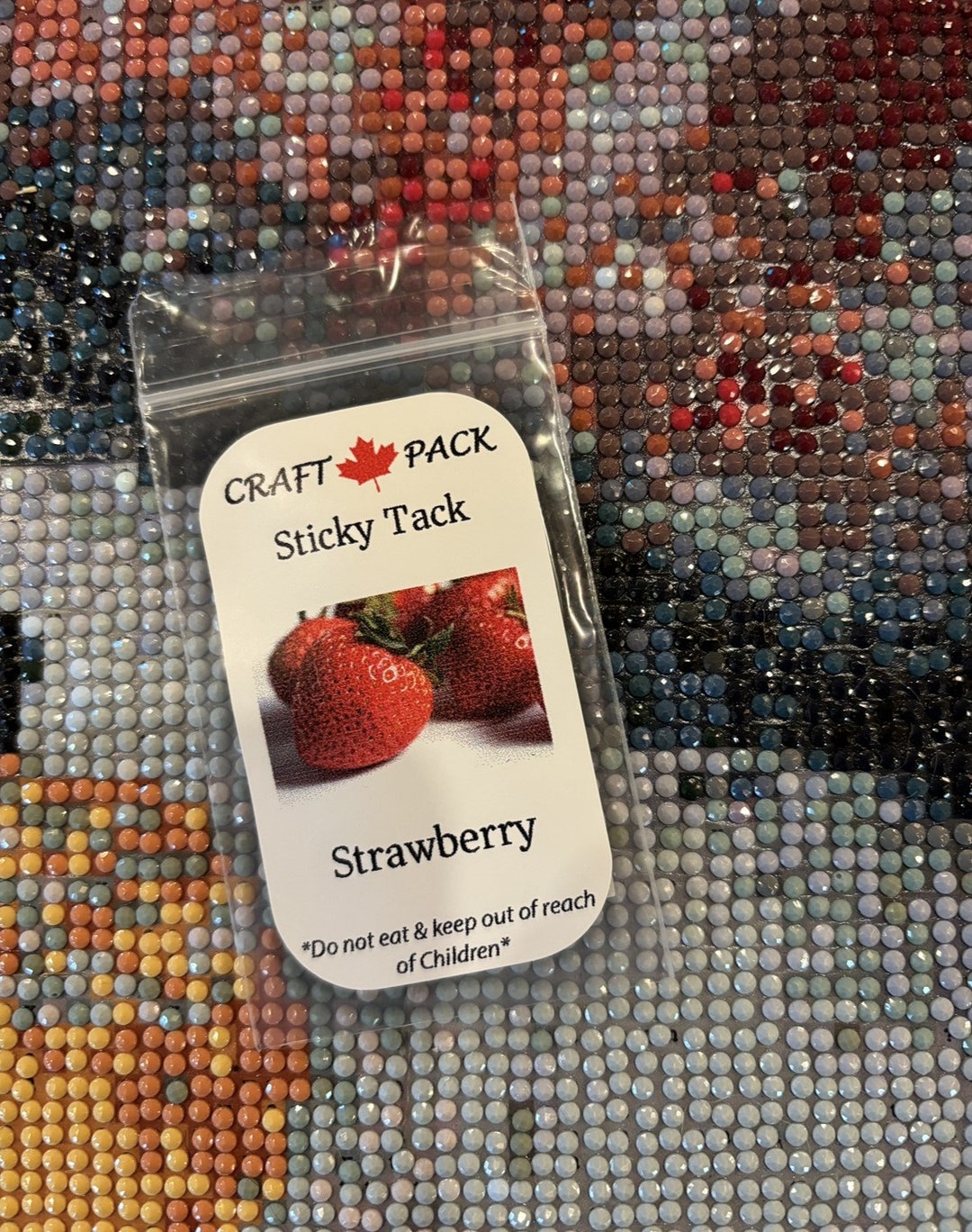 Craftpack Sticky Tack Strawberry - Diamond Painting Tack - Etsy Canada