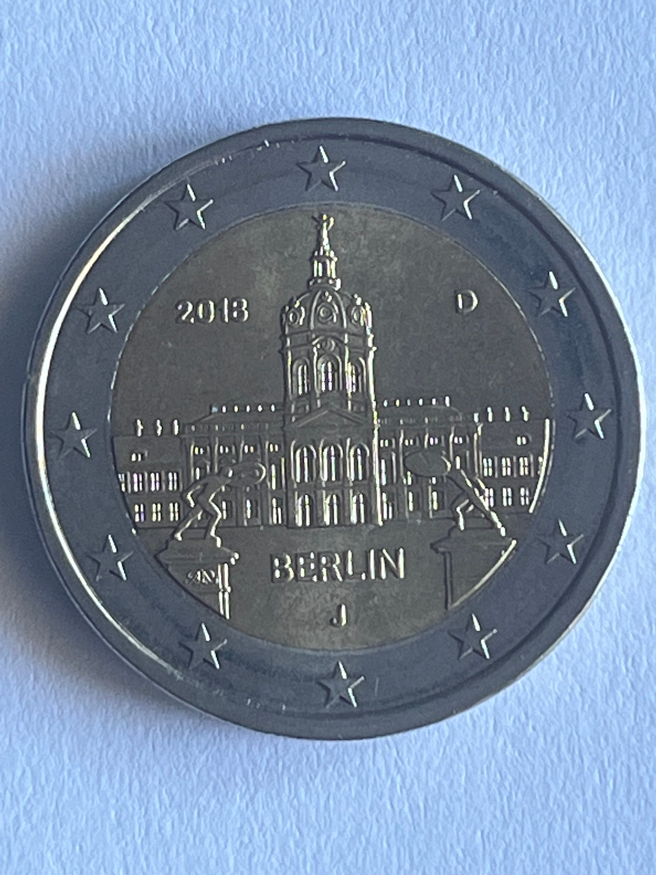 2 Euro Coin GERMANY 2018- BERLIN- / Collectible European Coin/ GERMANY ...
