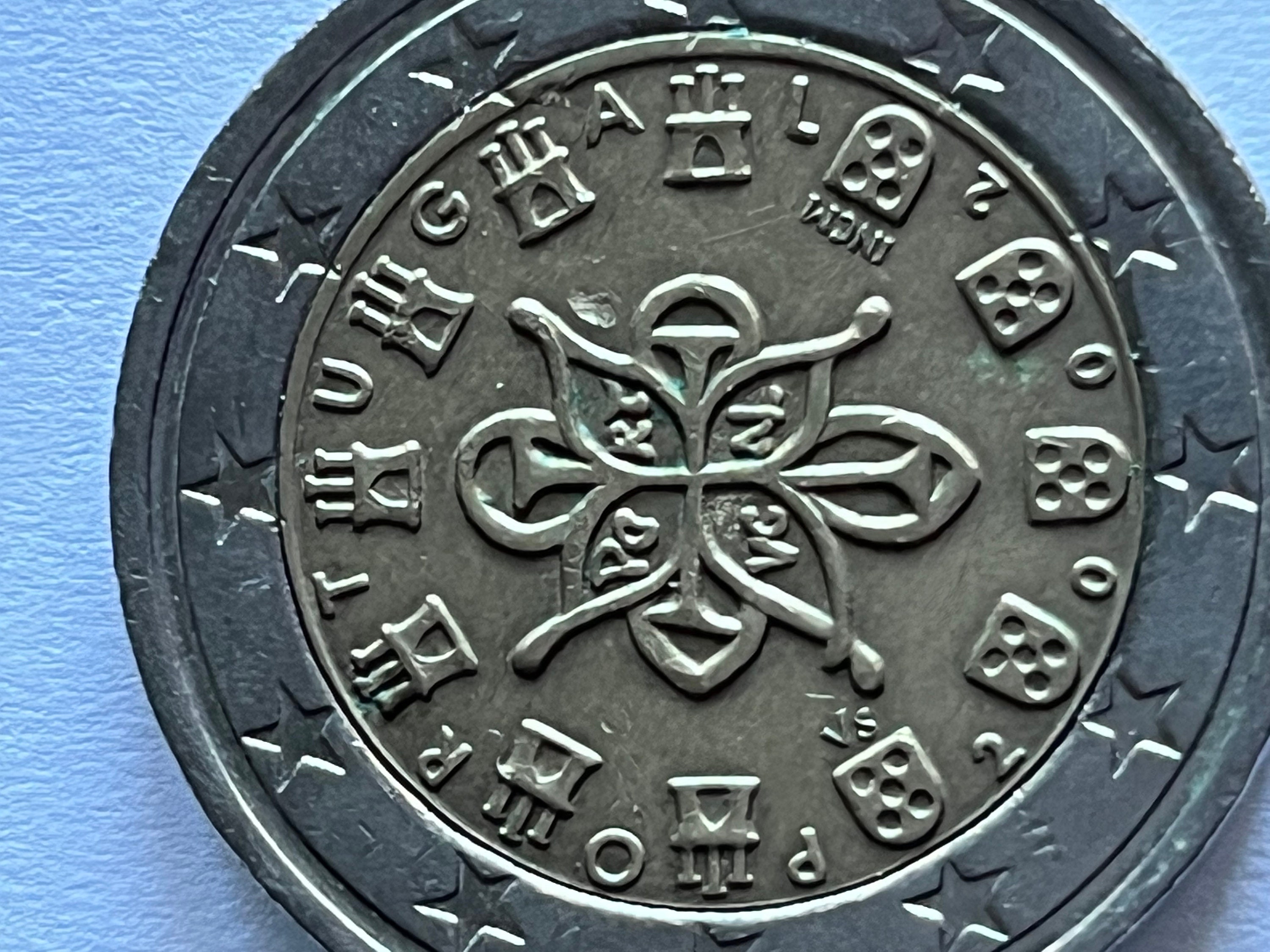 2 Euro Coin PORTUGAL 2002/ Collectible European Coin/ PORTUGAL Coin - Etsy