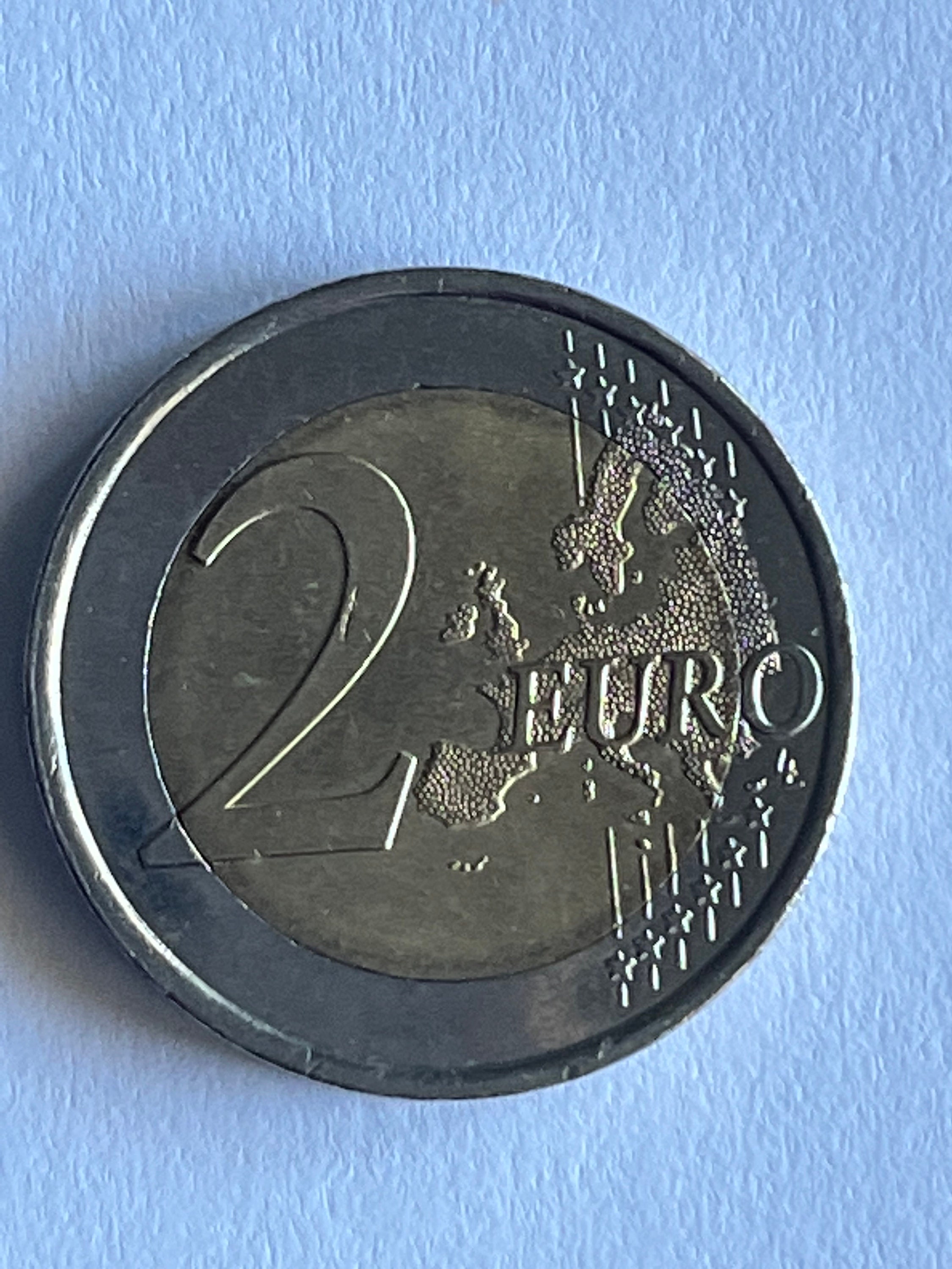 Commemorative 2 Euro Coin SPAIN 2014 Kings Felipe VI and Don Juan ...