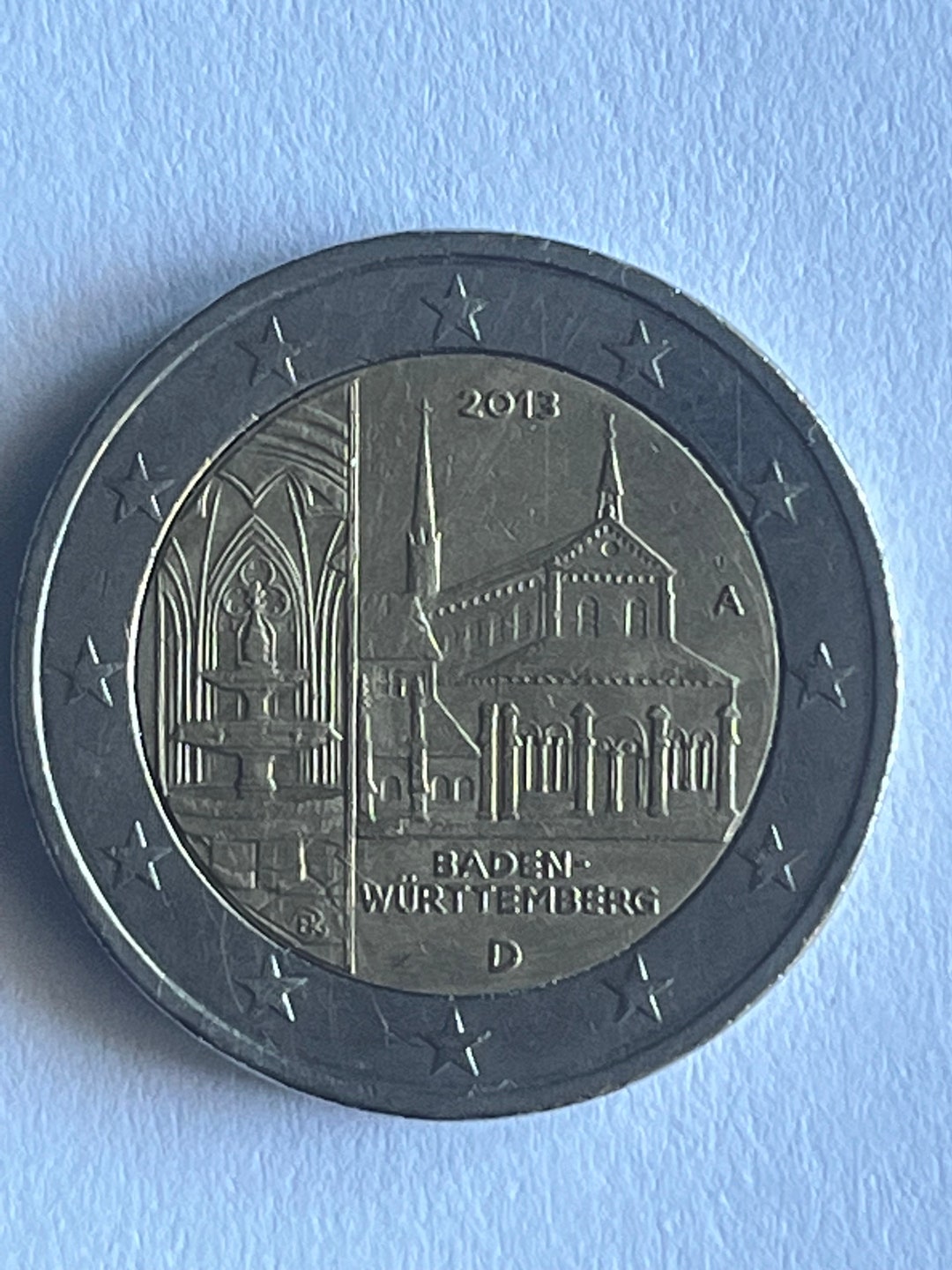 2 Euro Coin GERMANY 2013 Baden Württemberg / Collectible European Coin ...