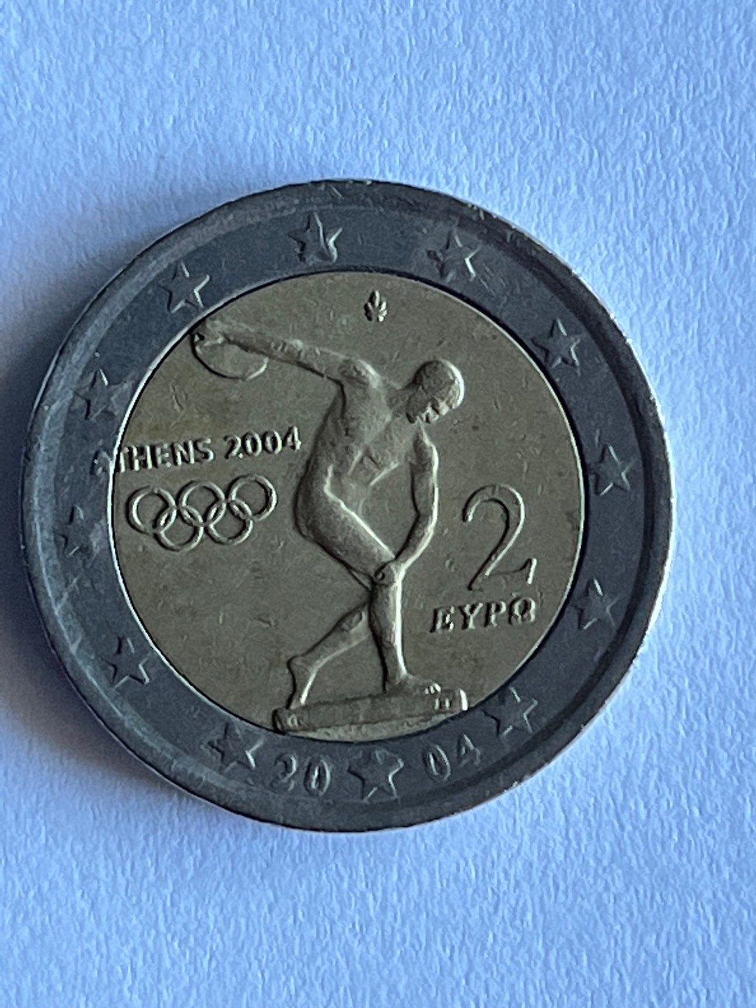 2 Euro Coin GREECE 2004 Olympic Games Athens/ Collectible European Coin ...