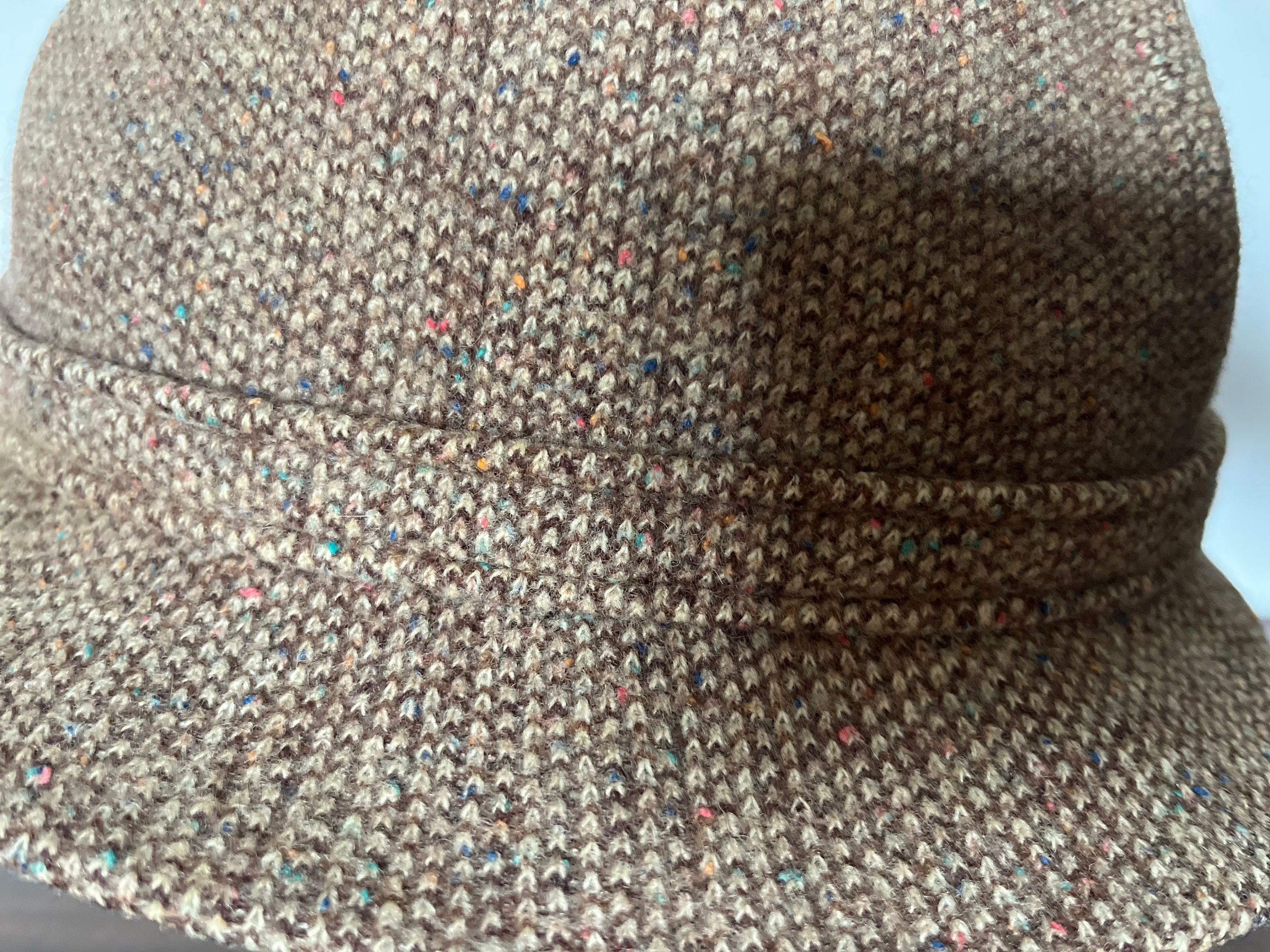 Vintage KANGOL Hat, Brown Tweed Hat, Made in England, Wool Hat - Etsy