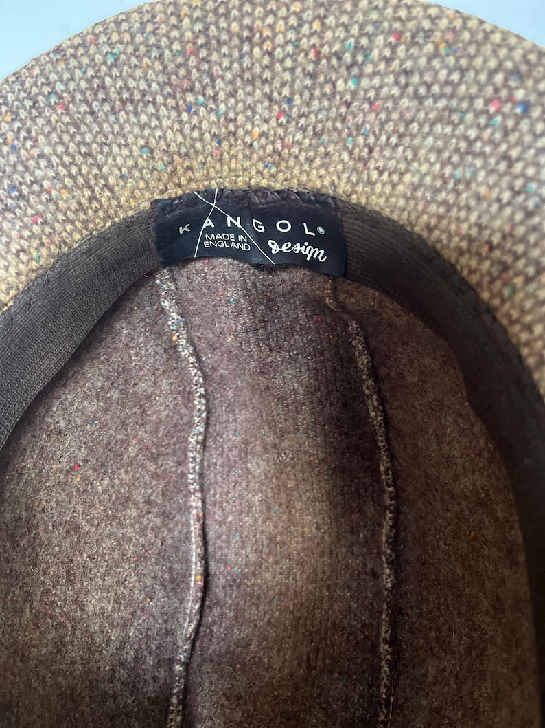 Vintage KANGOL Hat, Brown Tweed Hat, Made in England, Wool Hat - Etsy