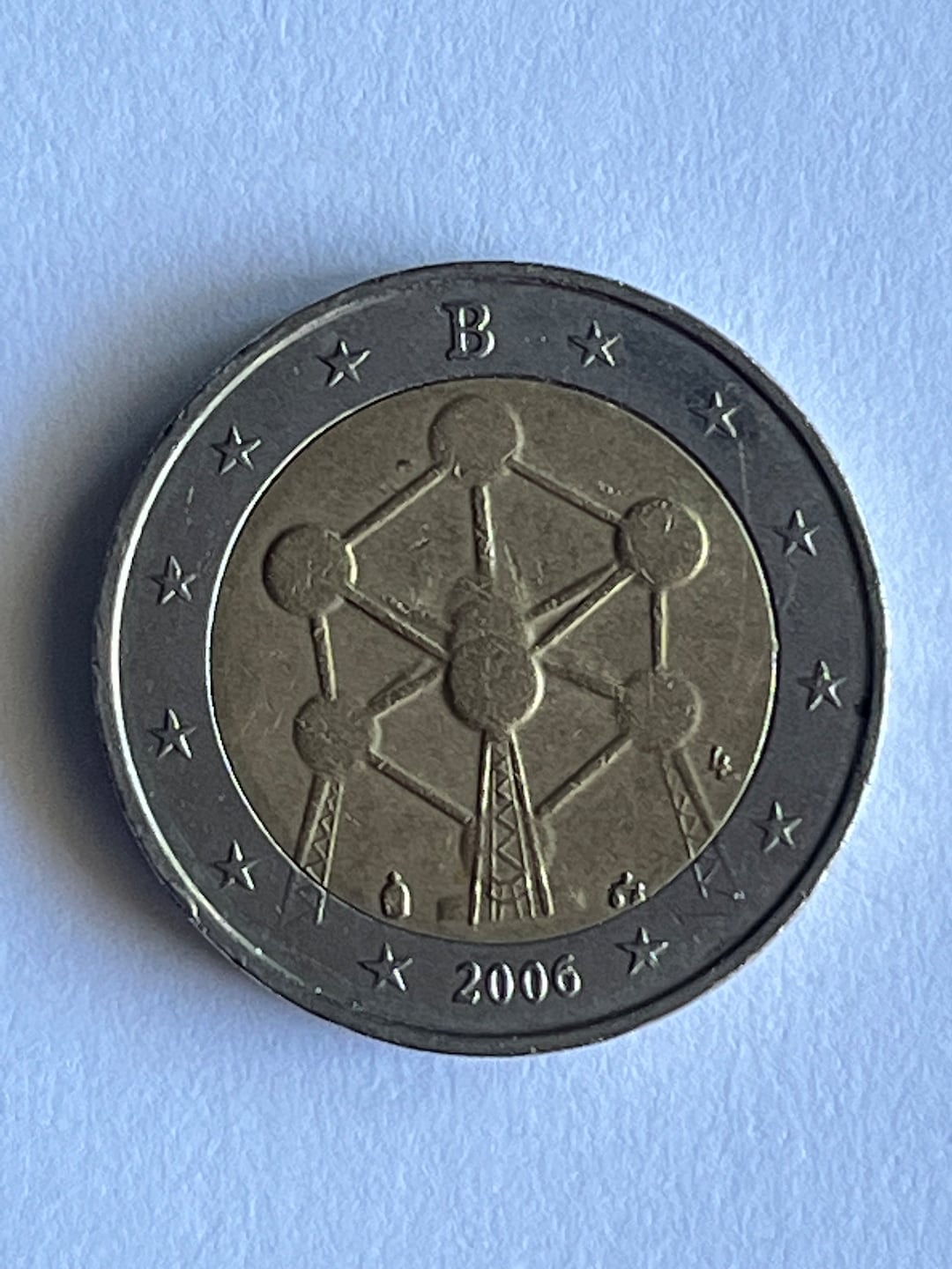 2 Euro Coin BELGIUM 2006 EL ATOMIUM / Collectible European Coin ...