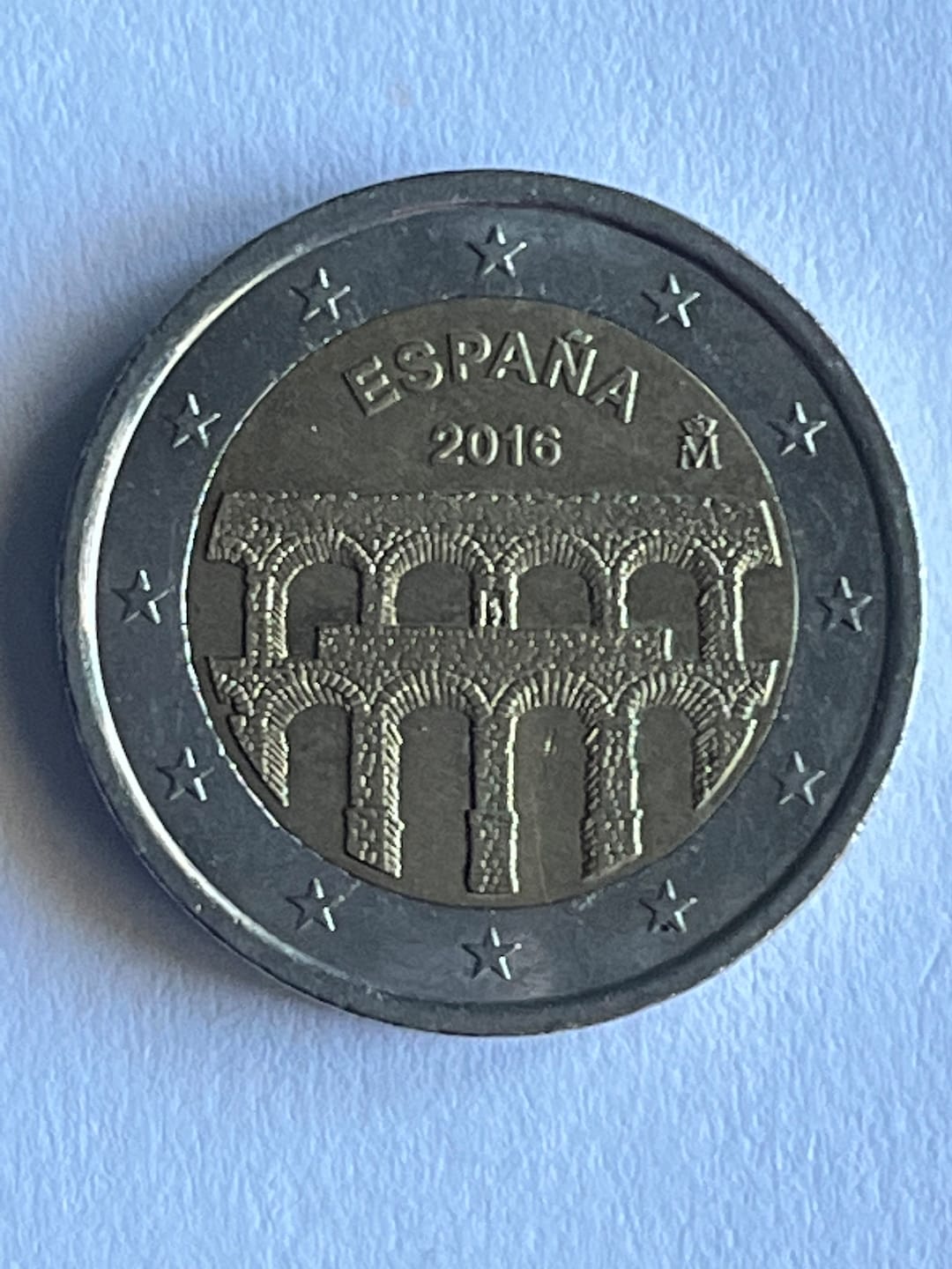 Moneda de 2 Euros ESPAÑA 2016 conmemorativa El Acueducto de Segovia ...