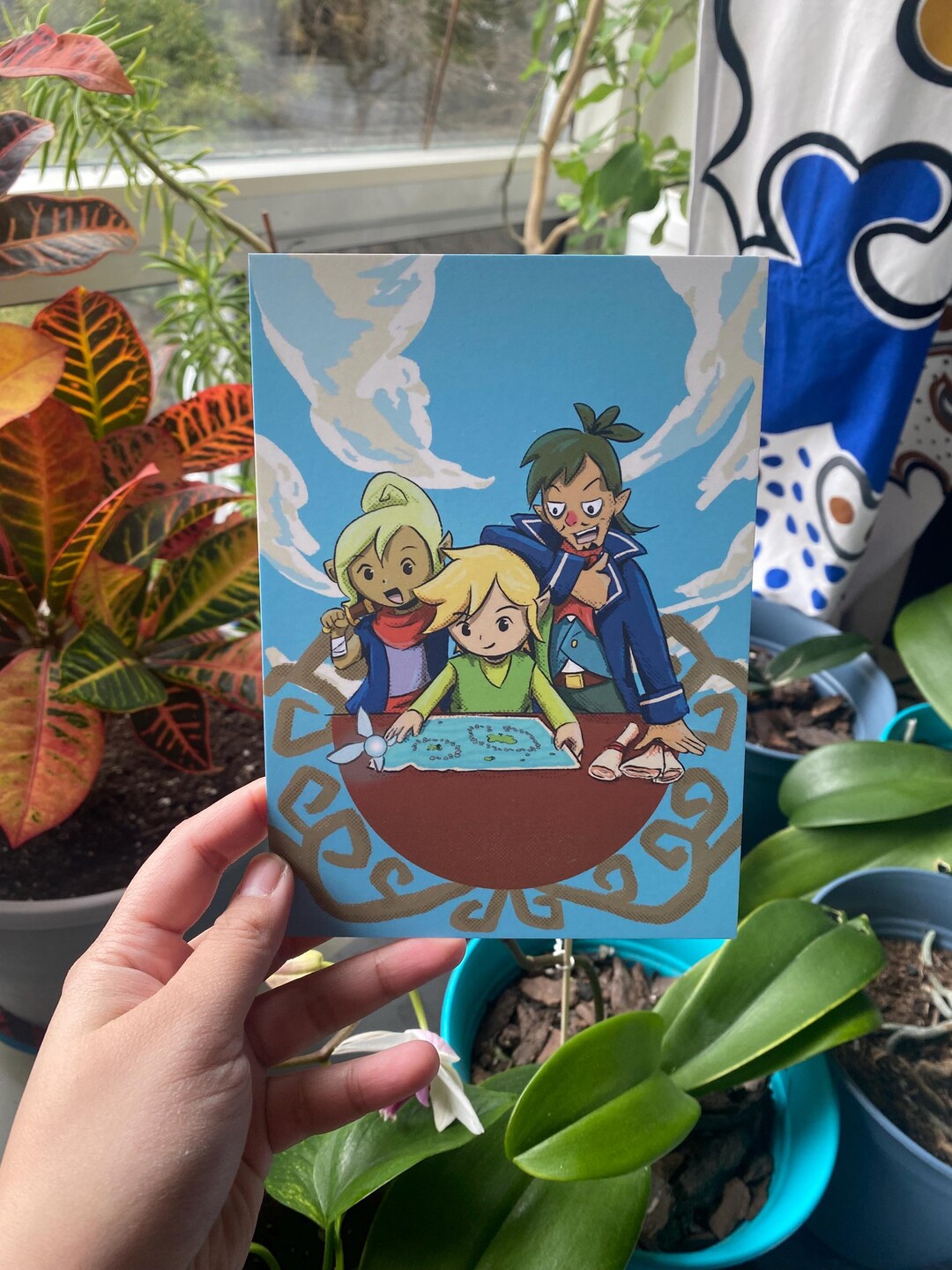 Phantom Hourglass Crew | Legend of Zelda | 5”x7” Postcard Print - Etsy