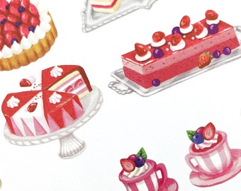 Sticker Sheet sweets - Etsy