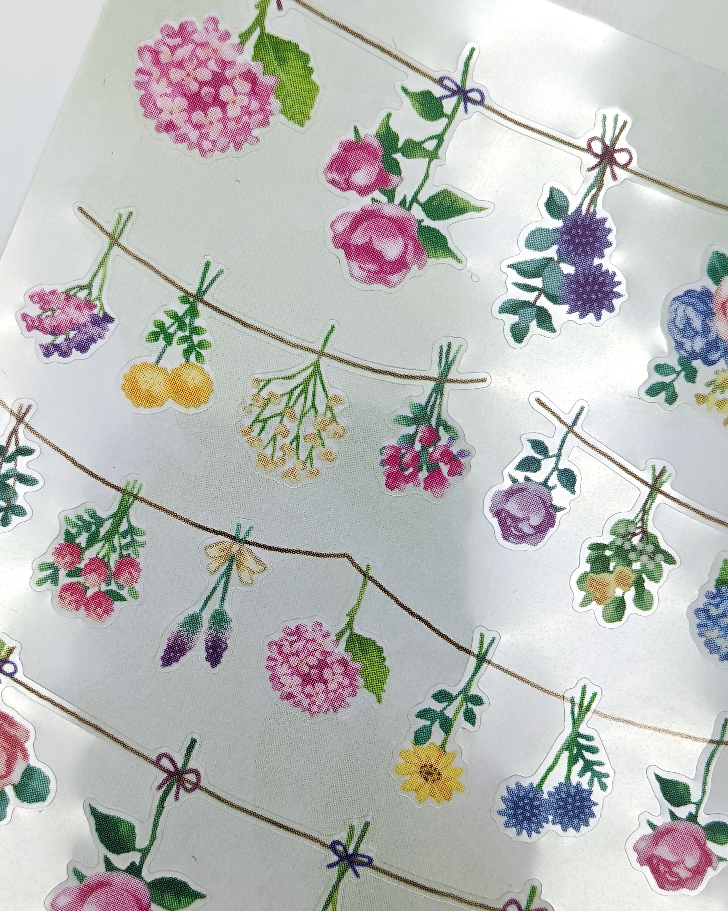 Flower Garland Sticker multi / MIND WAVE /floral - Etsy Australia