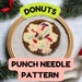 Punch Needle Patterns Punch Needle Coaster Donut Mug Rug Donut ...