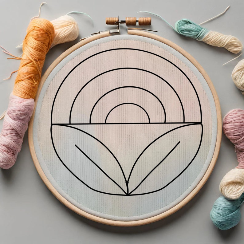 Rainbow Punch Needle Patterns for Beginners Punch Needle PDF - Etsy