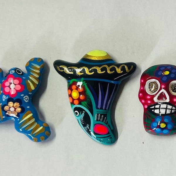 Mexican Talavera Fridge Magnets - Etsy