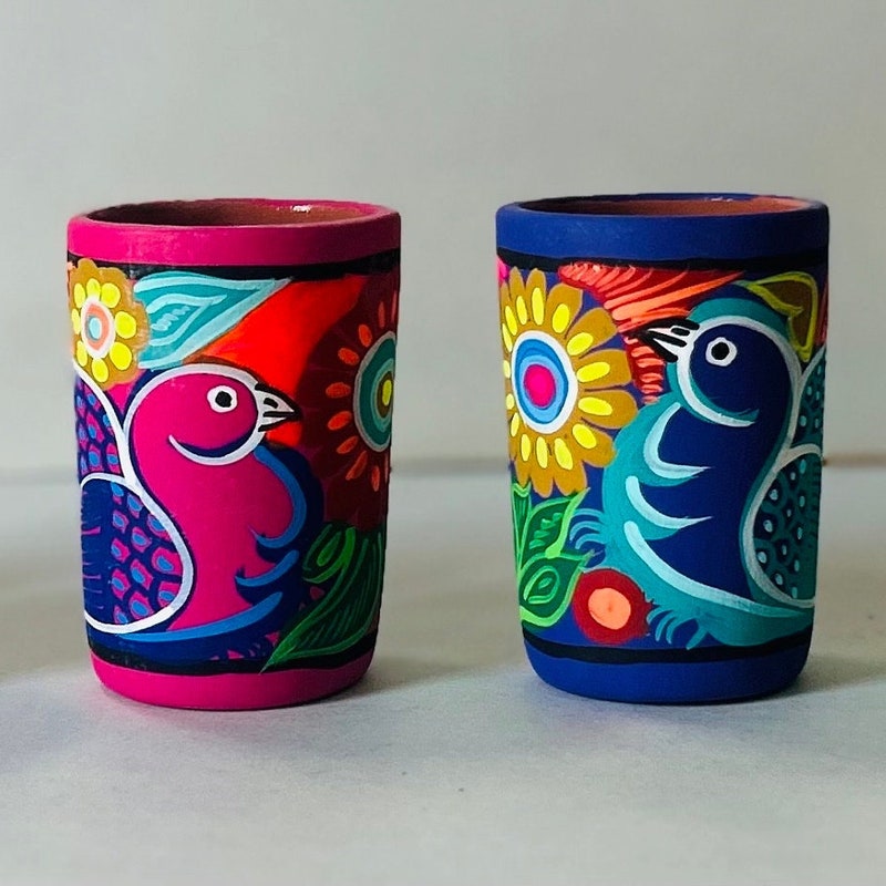 Hand Painted Cups - Etsy