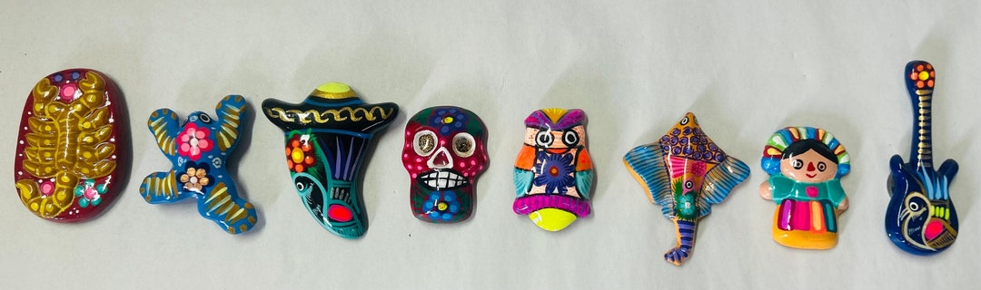 Mexican Talavera Magnets - Etsy