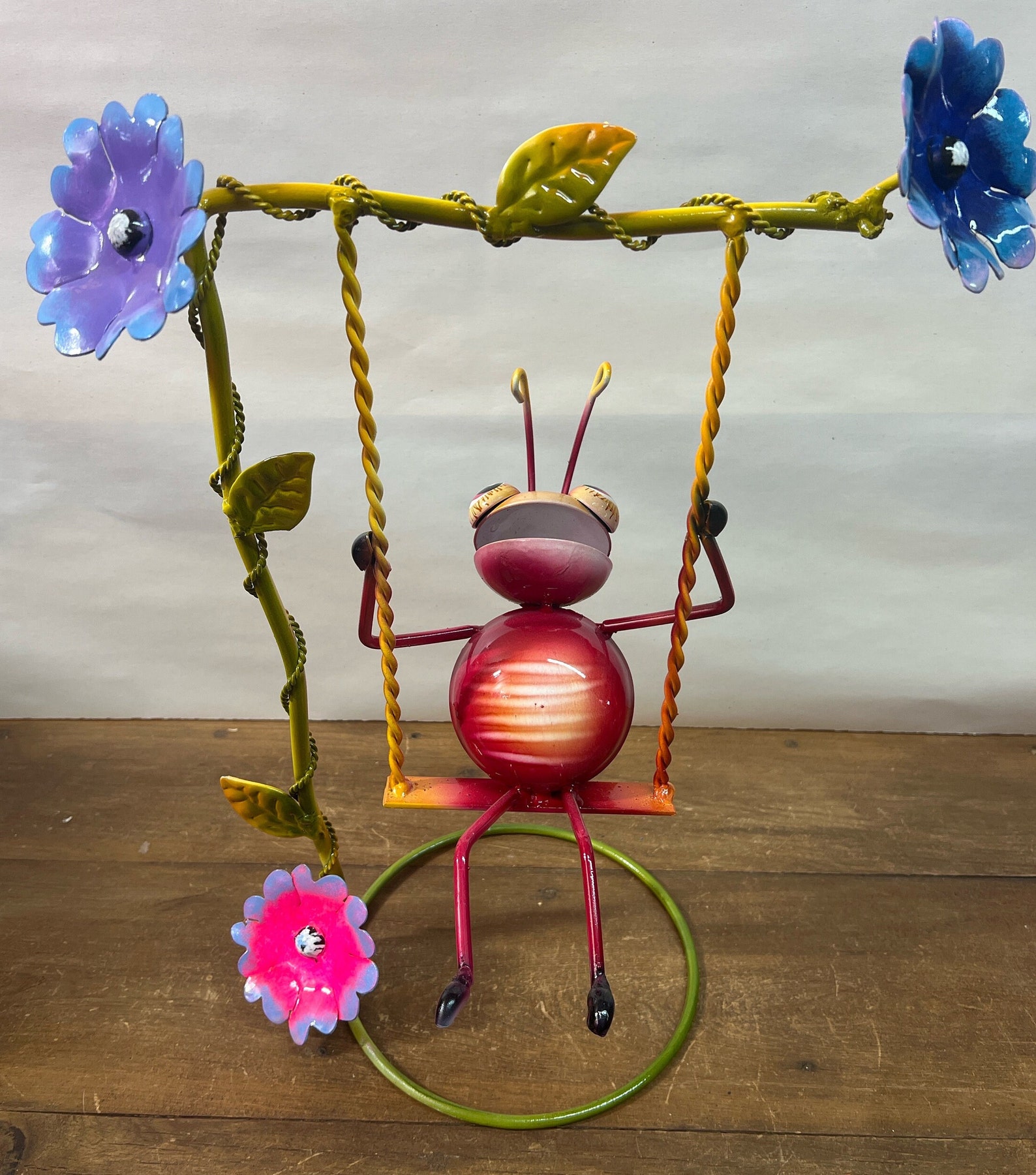 Metal Animal/bugs on Swing - Etsy