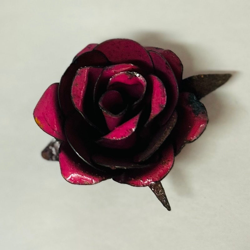 Metal Roses - Etsy