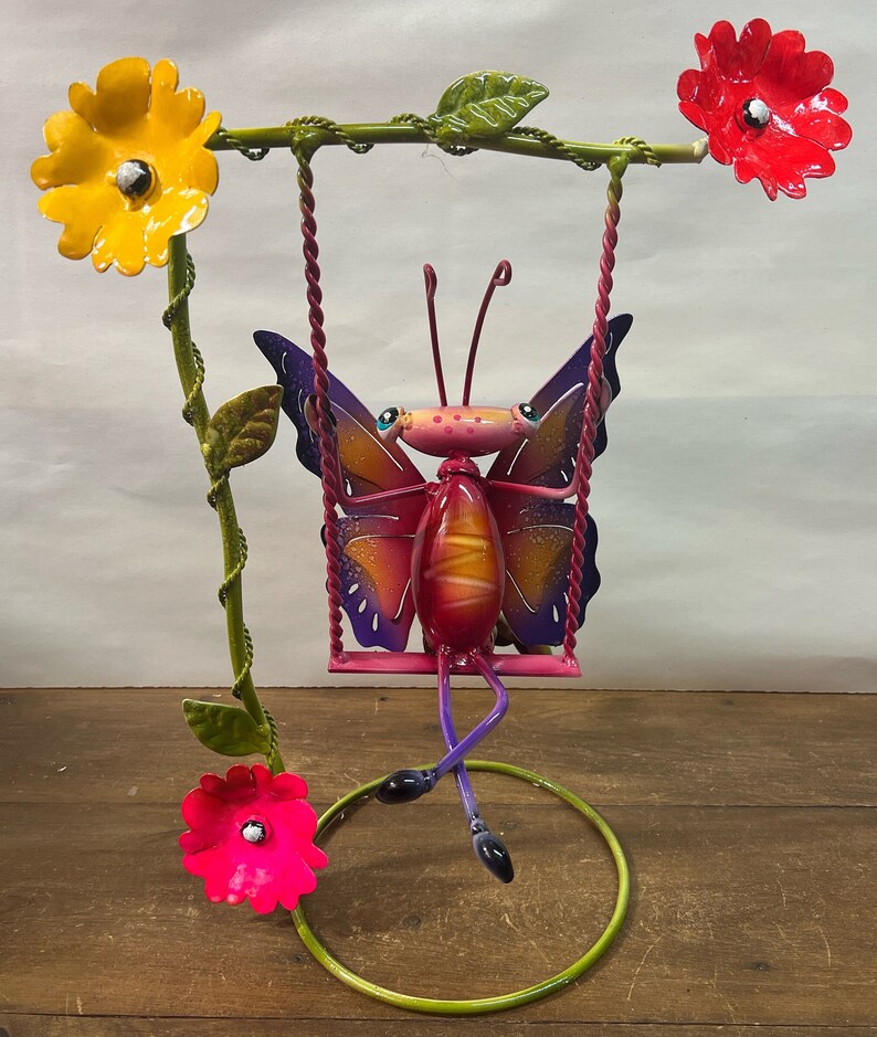 Metal Animal/bugs on Swing - Etsy