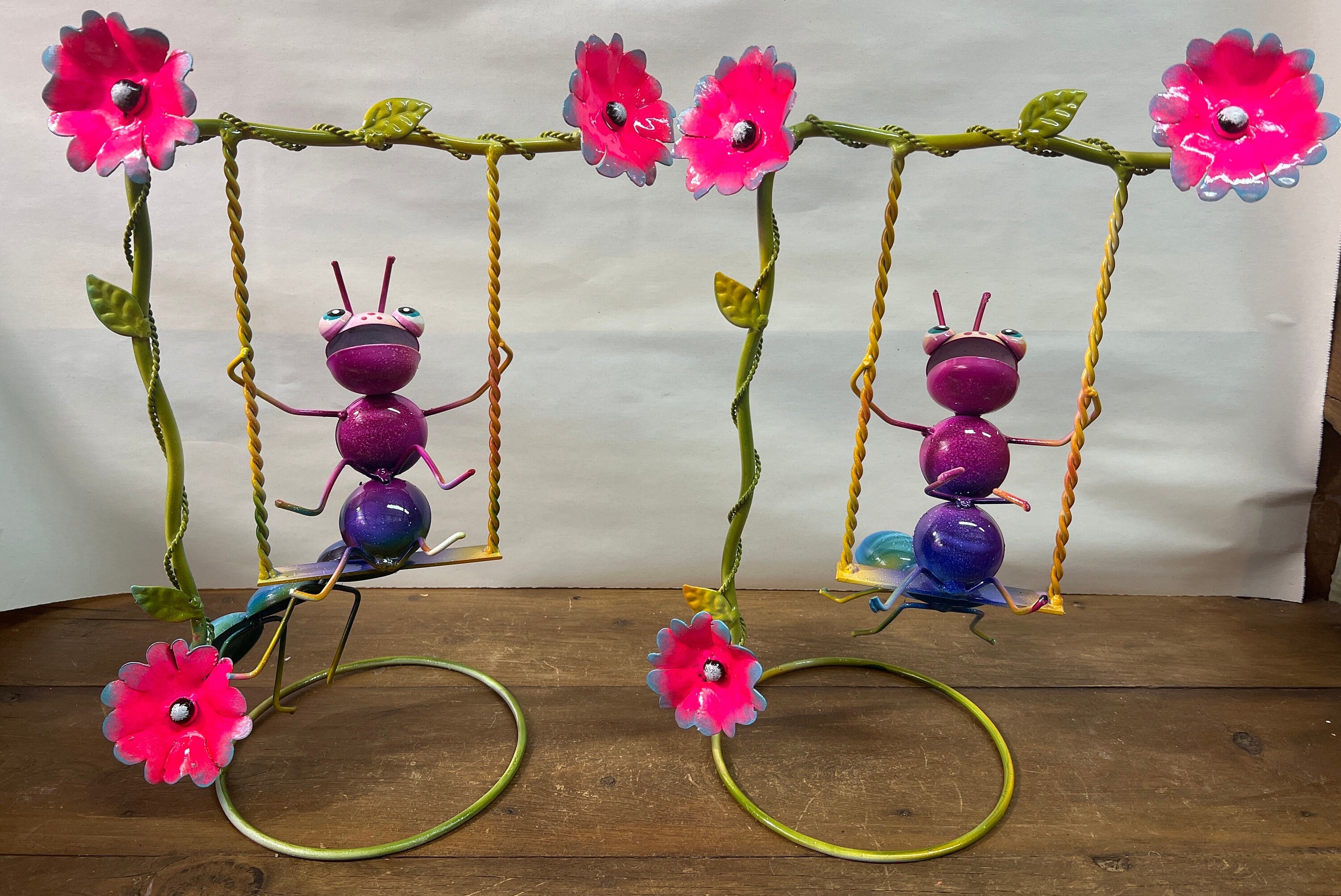 Metal Animal/bugs on Swing - Etsy