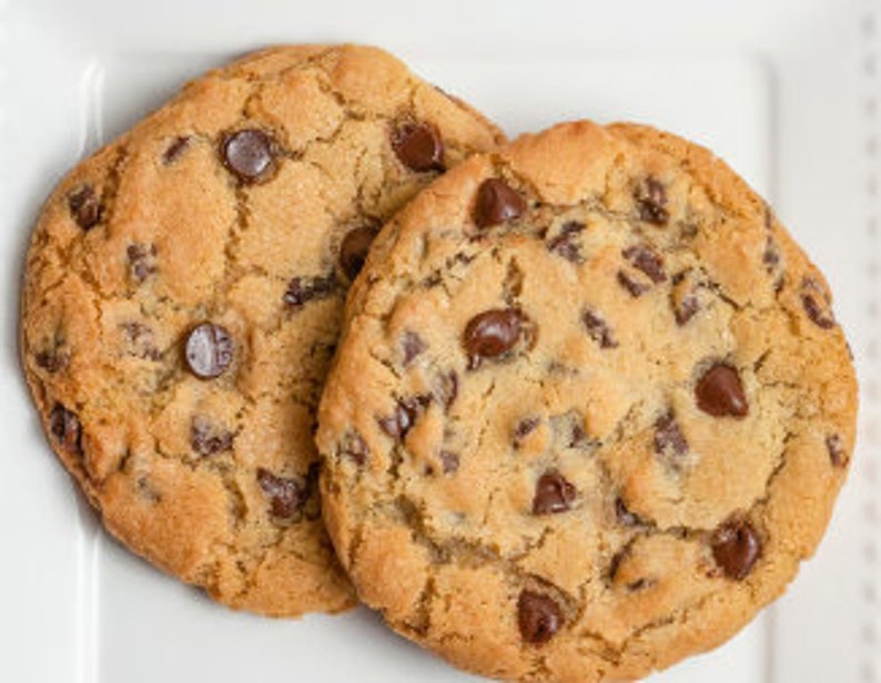 Six Classic Chocolate Chip Cookies - Etsy