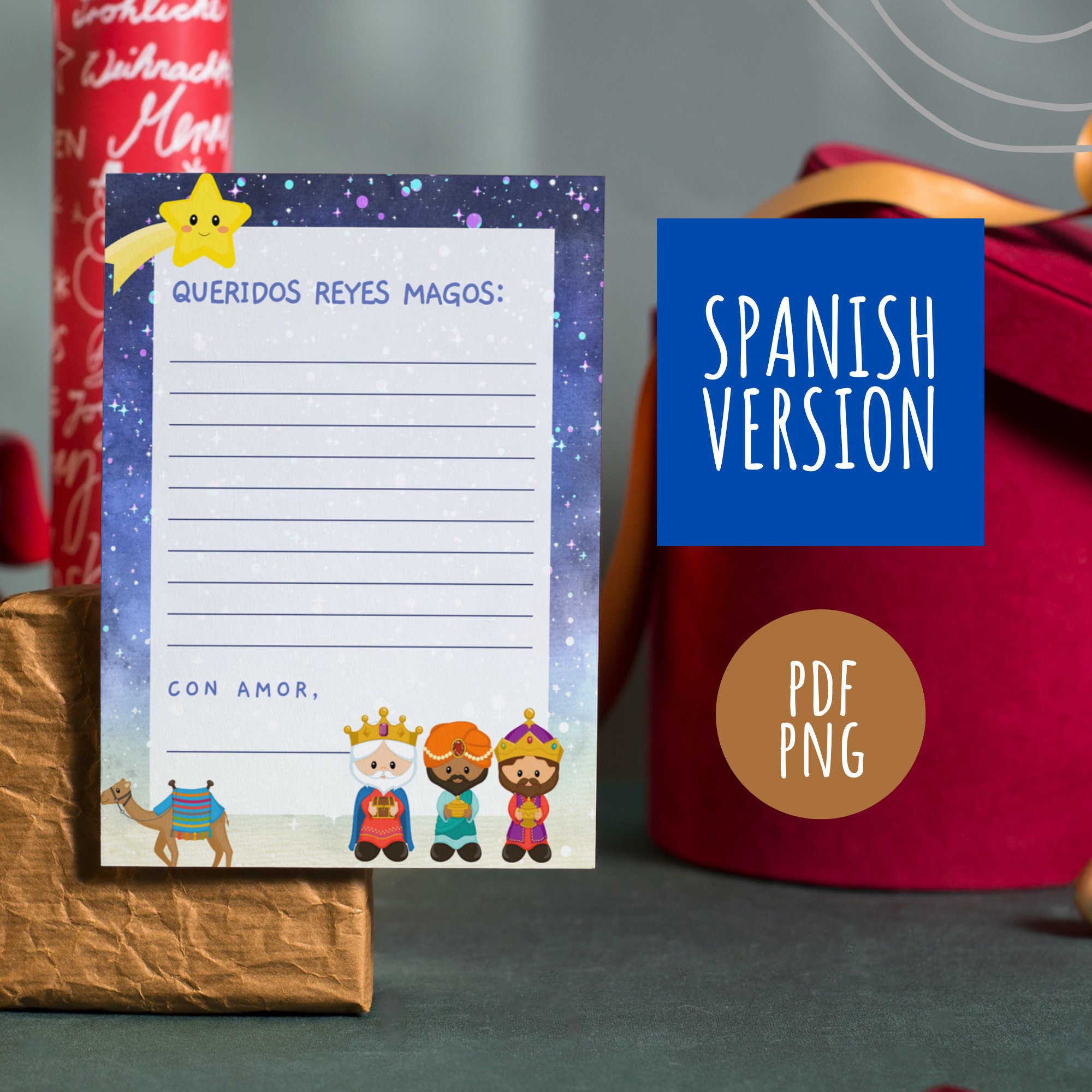 Printable Three Wise Men Letter Letter to Wise Men Wise Men - Etsy