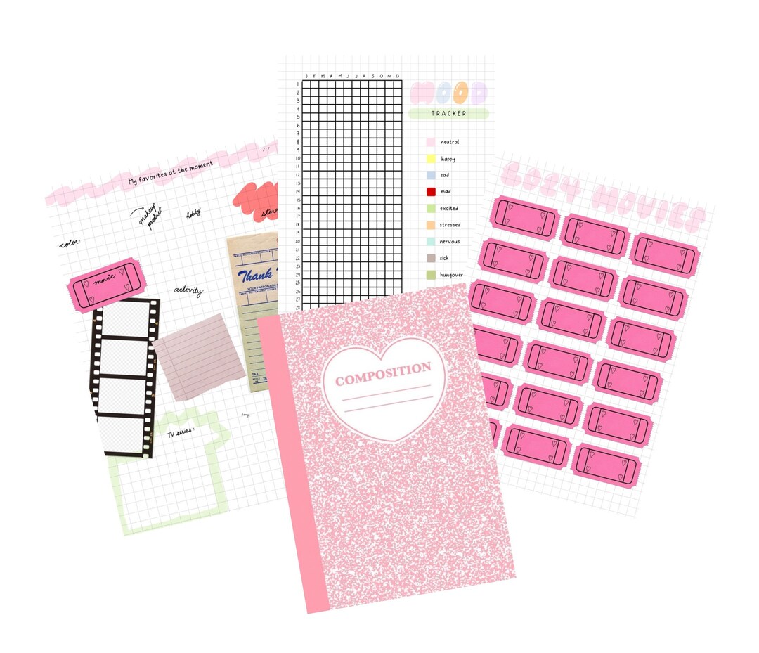 2024 Digital Bullet Journal Template - Etsy