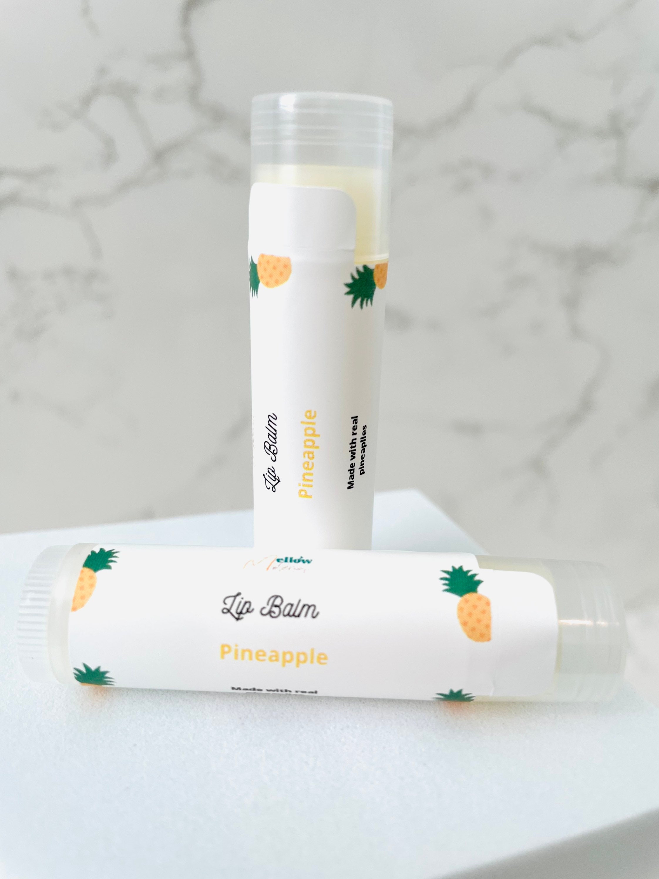 Pineapple Lip Balm Handmade - Etsy
