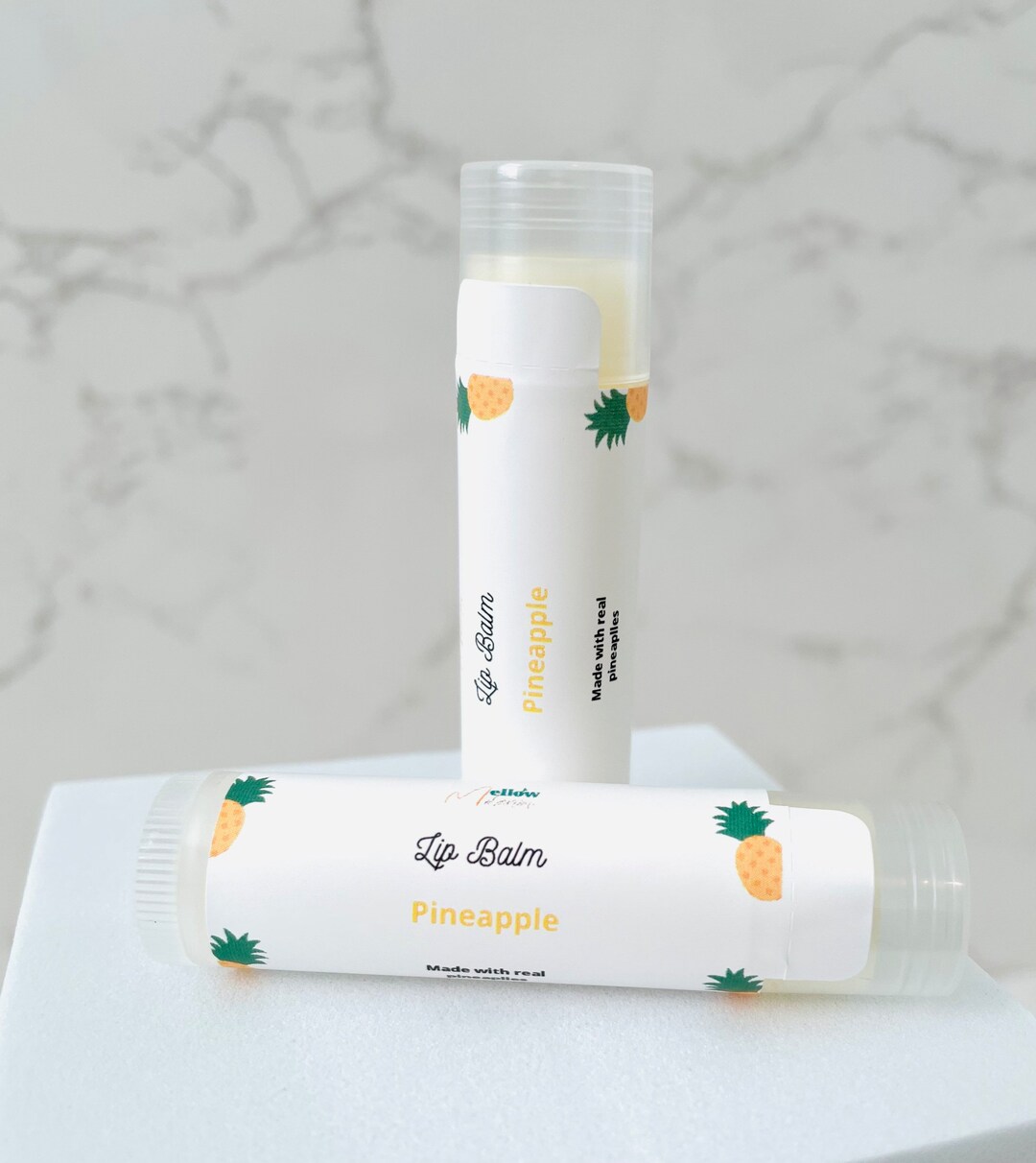 Pineapple Lip Balm Handmade - Etsy