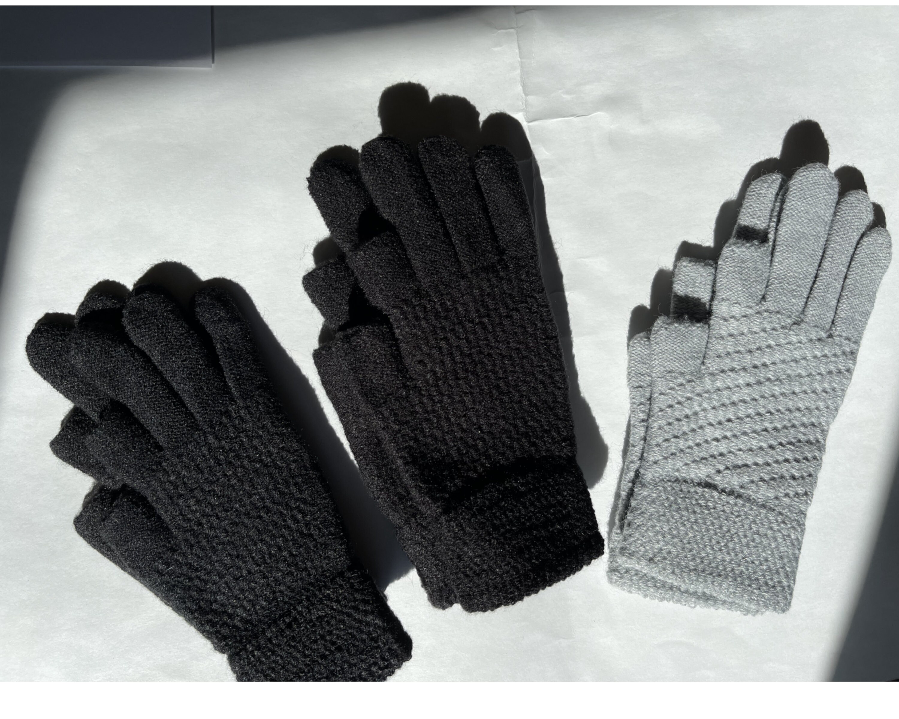 Two Finger Gloves Set of Three - Etsy