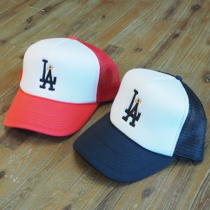 LA Los Angeles Trucker Cap, Baseball Hat With a Halo - Etsy
